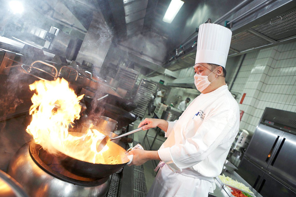 Get a taste of what it takes to serve up a dish in the air