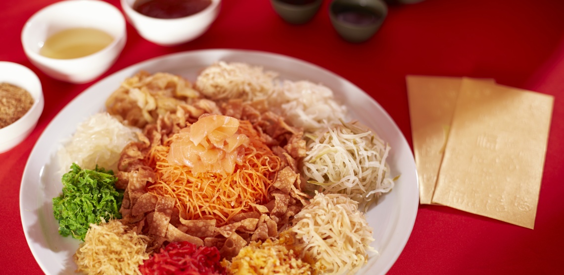 Chinese New Year Lo Hei in Singapore