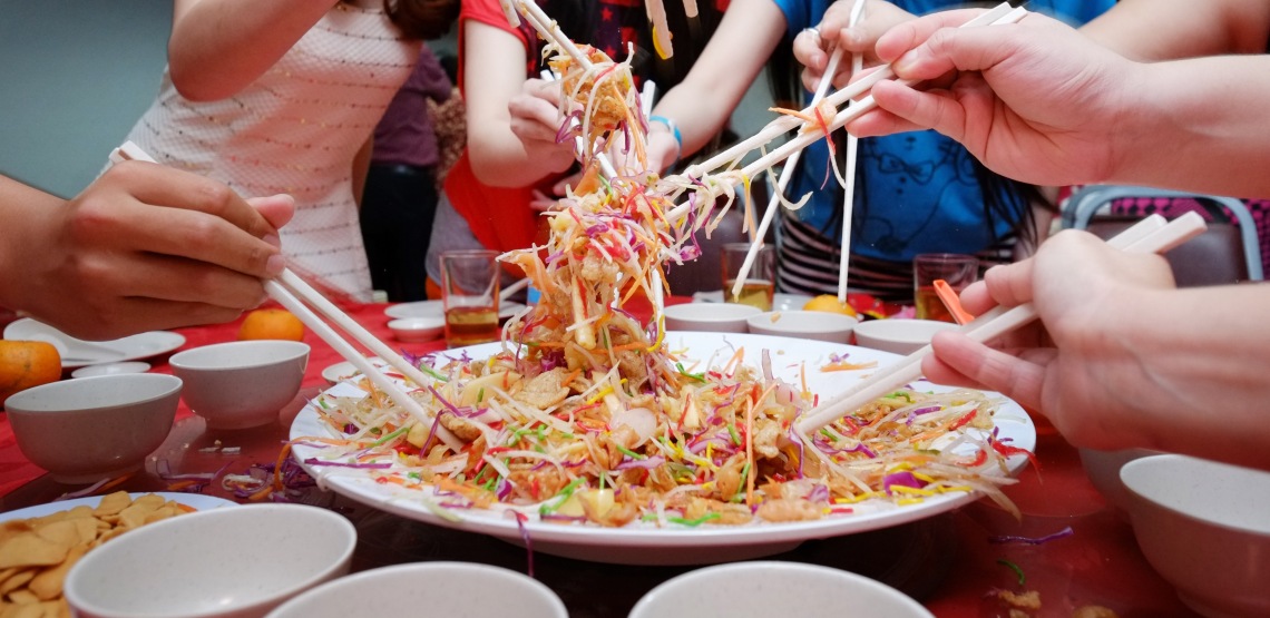 Lo Hei: The art and history behind the colourful dish